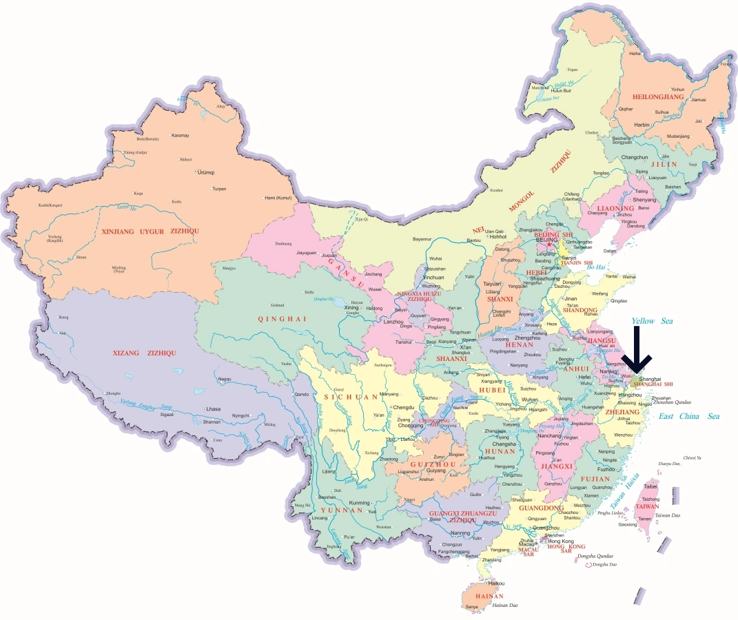 2025 Shanghai Map: Location in China & Detailed Districts Overview