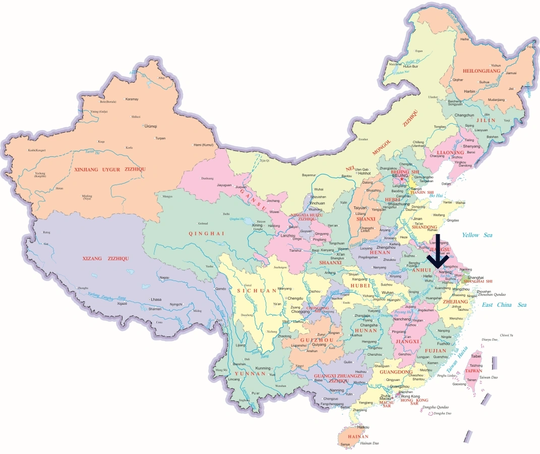 2025 Nanjing Map: Location in China & Detailed Districts Overview
