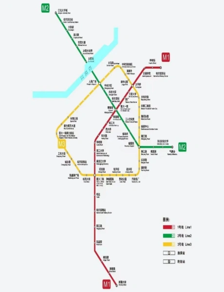 2025 Latest Harbin Metro Map - Detailed Routes & Station Information