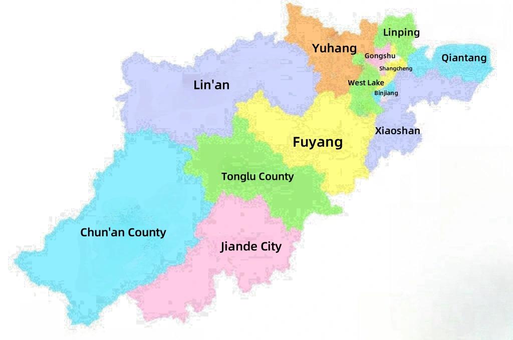 2026 Hangzhou Map: Location in China & Detailed Districts Overview