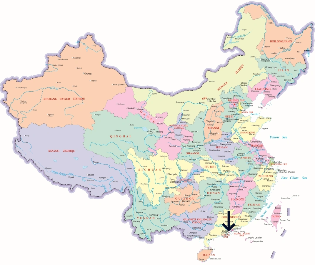 2025 Zhuhai Map: Location in China & Detailed Districts Overview