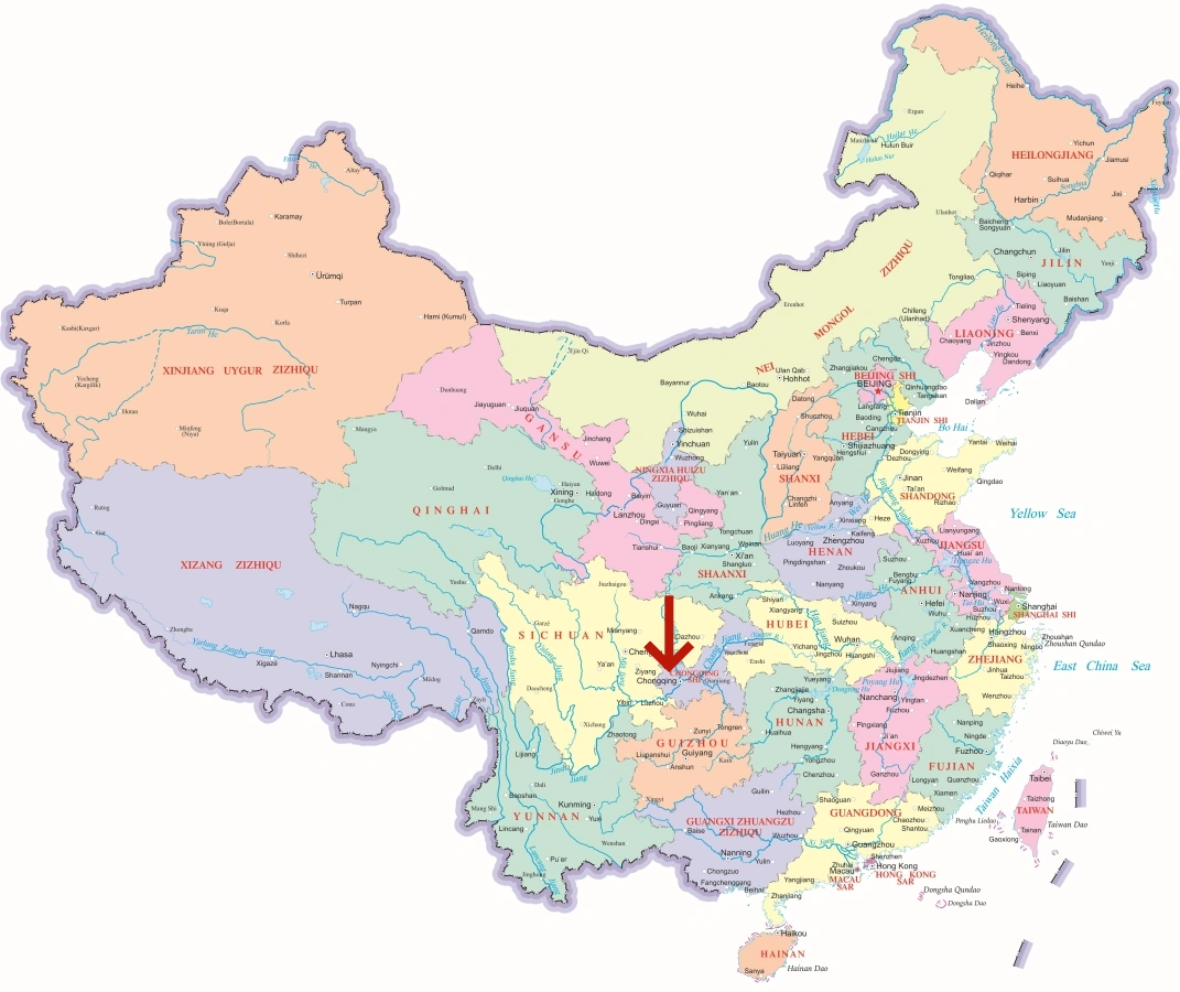 2026 Chongqing Map: Location in China & Detailed Districts Overview